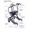 U Step Walker 2 for sale with backrest / middle brake