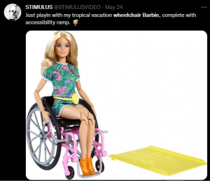 The Progression Of Wheelchair Barbie Fashionistas Dolls